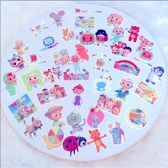 Toys | New Cocomelon Sticker Bundle 43 Kids Party Favors Fun School ...